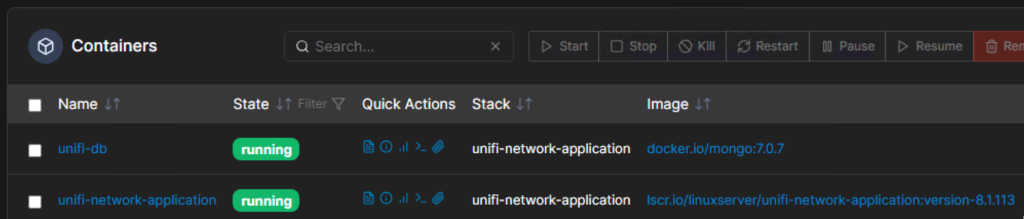 Upgrade Unifi Network Application (controller) 7.5.x to 8.1.113 using docker and MongoDB – SDDC.be